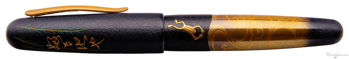 Danitrio Frog Pond Haiku (Furuike-ya) w/Black Background on Takumi Fou ...