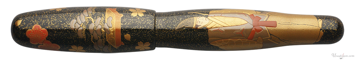 Danitrio Hachi-no Ki Maki-E on Hyotan Fountain Pen – UrushiPen