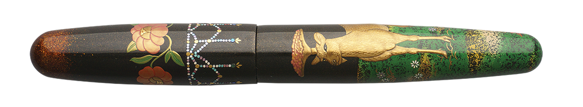 Danitrio Persian Deer Maki-E on Mikado Fountain Pen – UrushiPen